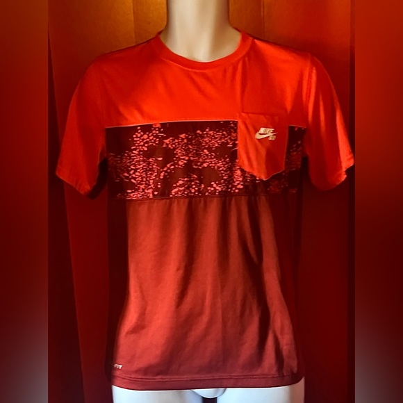 Nike | Shirts & Tops | Nike Sb Logo Red Pocket Tshirt X Size Xl | Poshmark